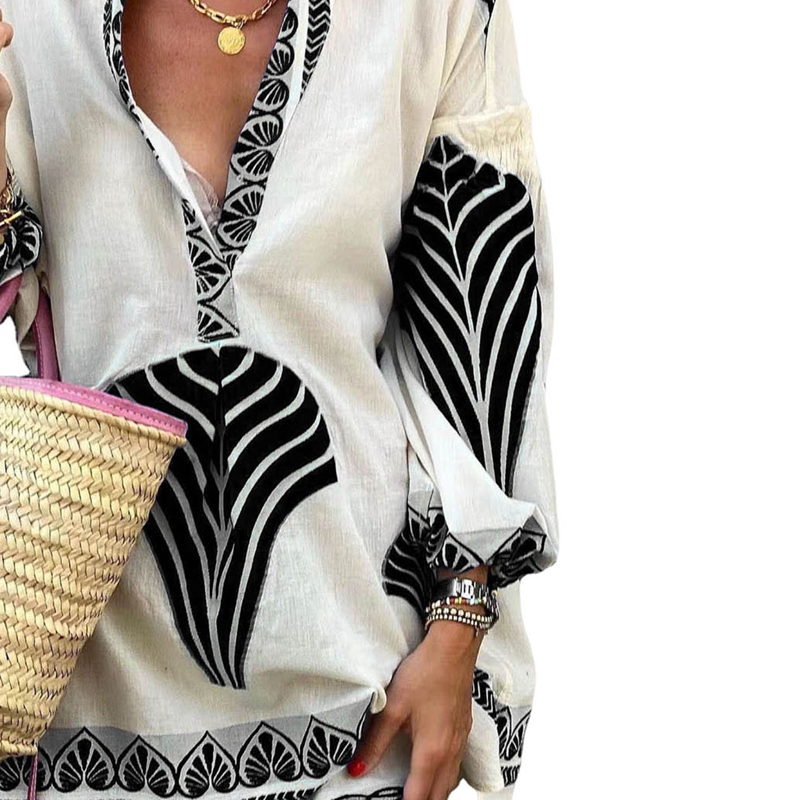 ROBE Robe mi-longue pour femmes tenue quotidienne à manches longues ...